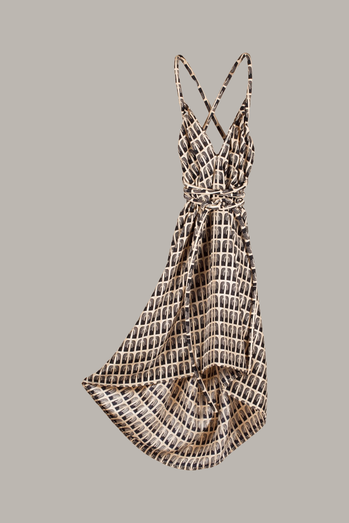 Infinite Rope Dress Electric Blue Parachute Silk {Made to Order ...